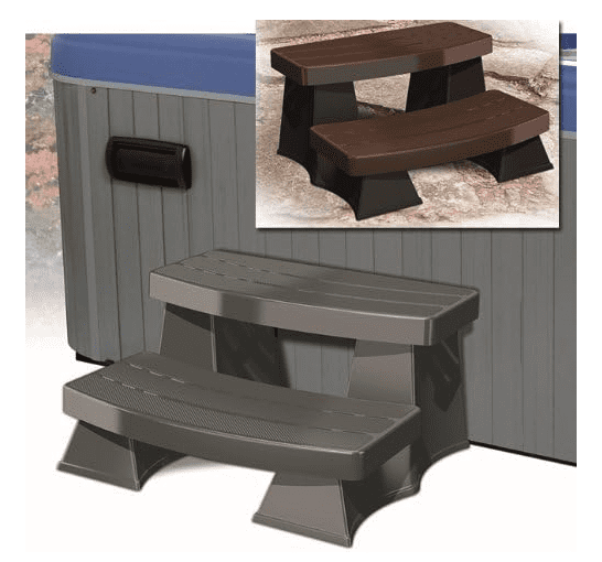Sure Step II Spa Step, Smoke Gray - Mark's Pool Store